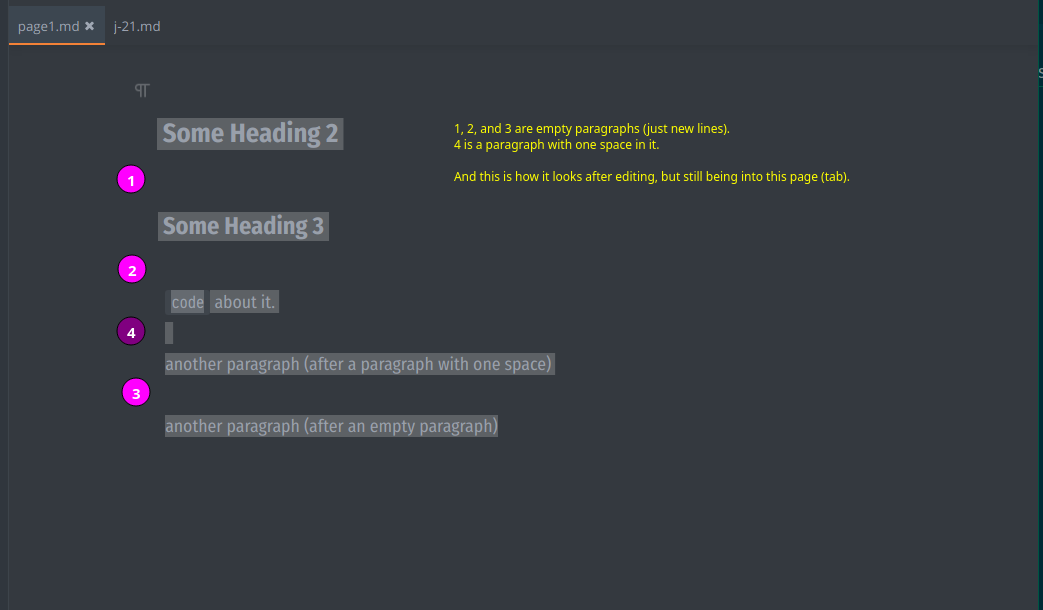 Consider new lines on edit and preview · Issue #2569 · marktext/marktext · GitHub