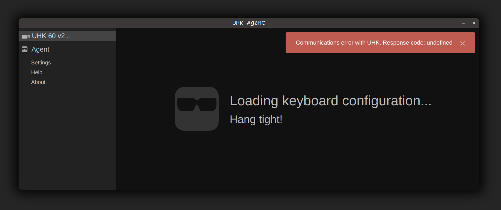 Communications error with UHK. Response code: undefined · Issue #1877 · UltimateHackingKeyboard ...