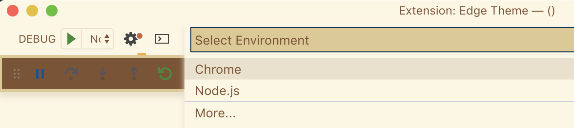 Debug Toolbar contrast Serene version · Issue #1 · tricinel/edge-theme-vscode · GitHub