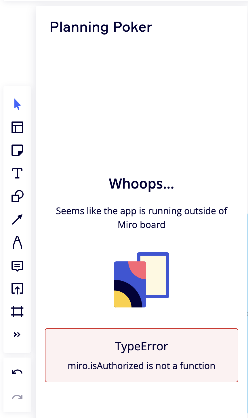TypeError miro.isAuthorized is not a function · Issue #7 · Gorazdo/Planning-Poker · GitHub