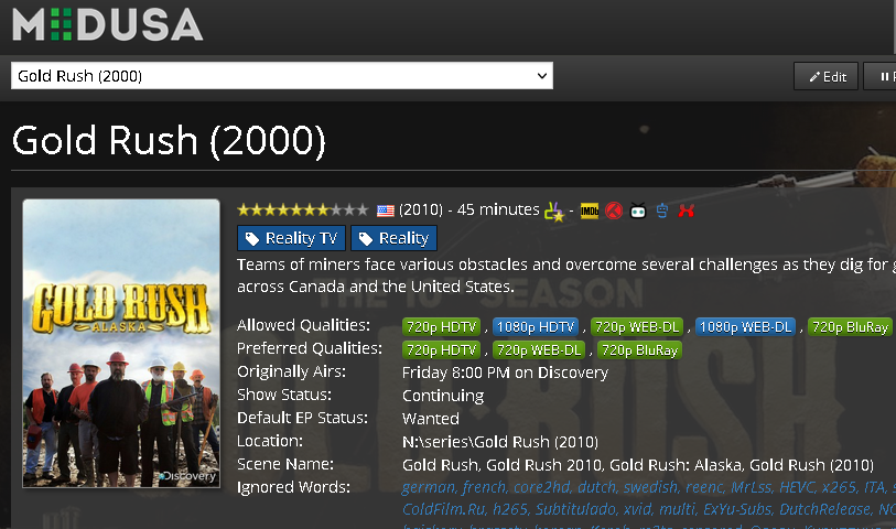 Series changing the Series Yea.. · Issue #11115 · pymedusa/Medusa · GitHub