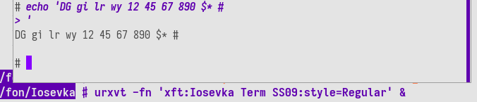 Iosevka Term SS09 16.2.0 looks like a different font from 3.4.3 · Issue ...
