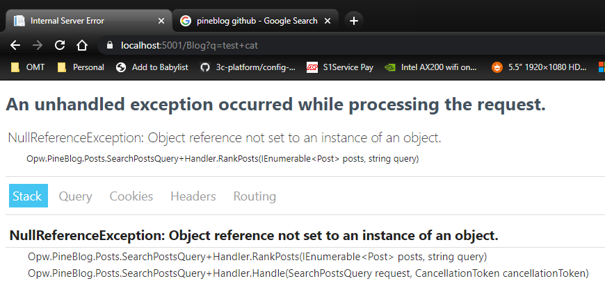 Basic Search Follow Up - Error on bad search term. · Issue #117 ...