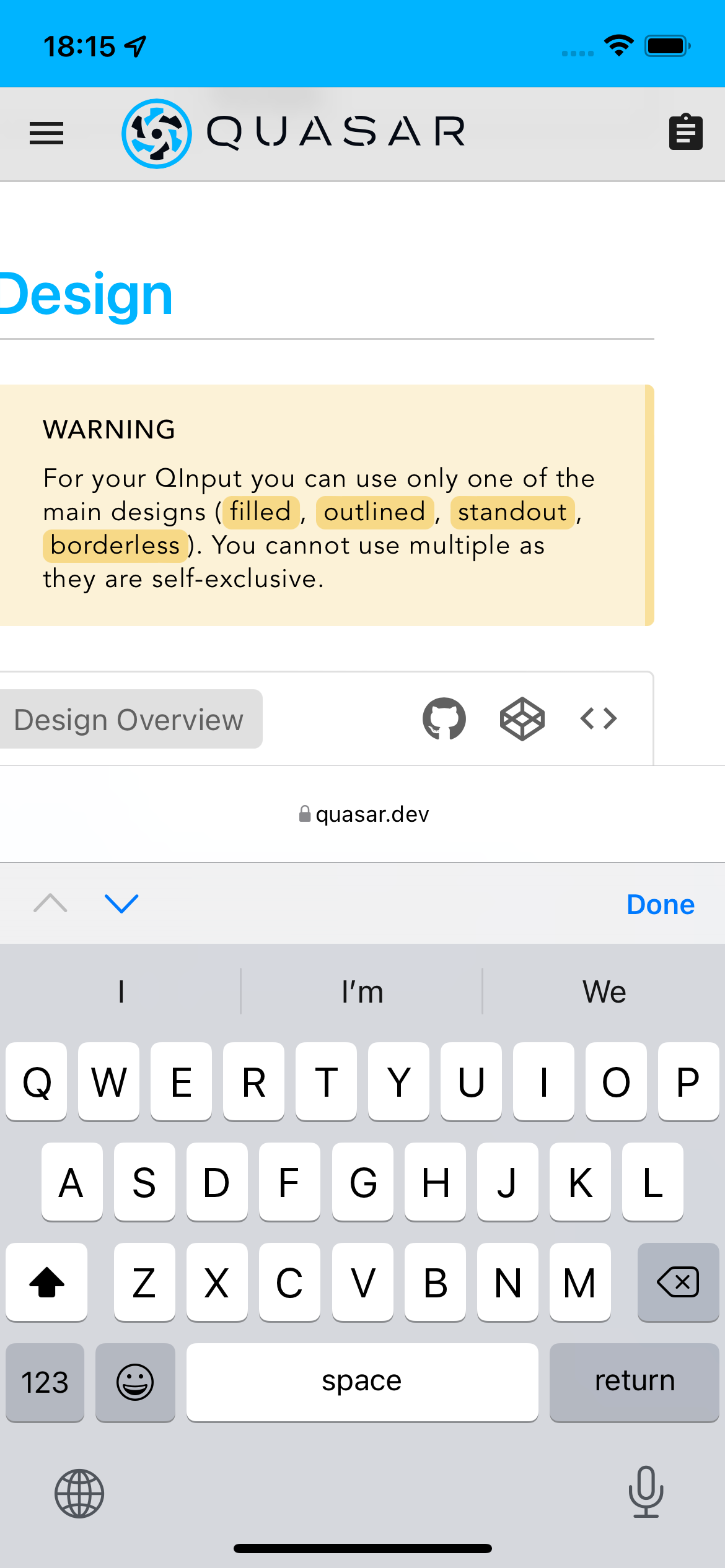 QInput label make horizontal scroll appear on iOS 15 · Issue #10866 · quasarframework/quasar ...