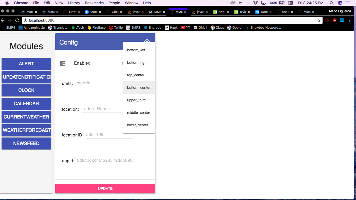 use npm as module manager · Issue #411 · MagicMirrorOrg/MagicMirror · GitHub