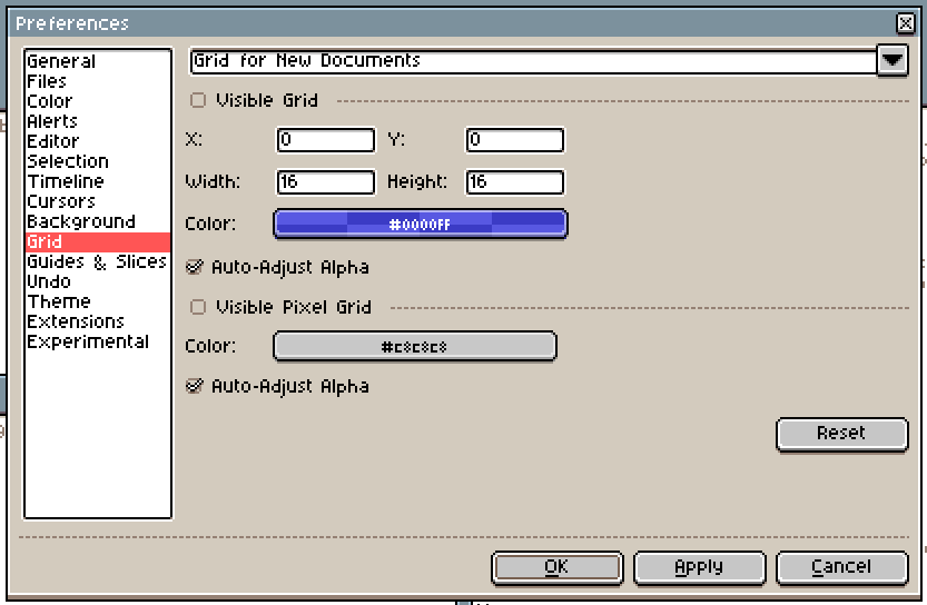 Duplicated opacity / alpha sliders in Preferences/Grid · Issue #2870 · aseprite/aseprite · GitHub