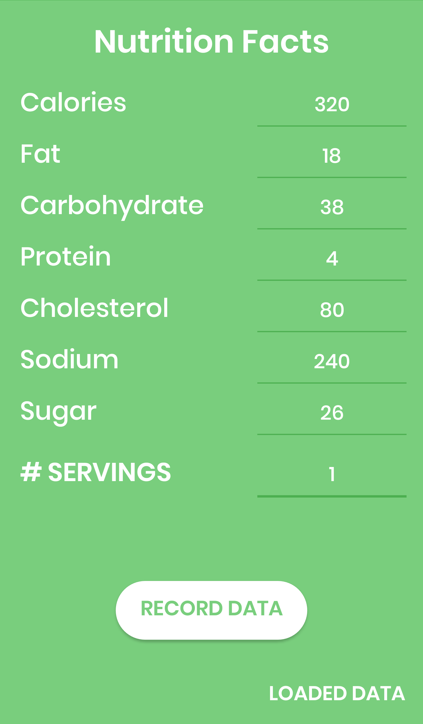 GitHub - pingponglabs/The-Calorie-Tracking-App: Just open the app and ...