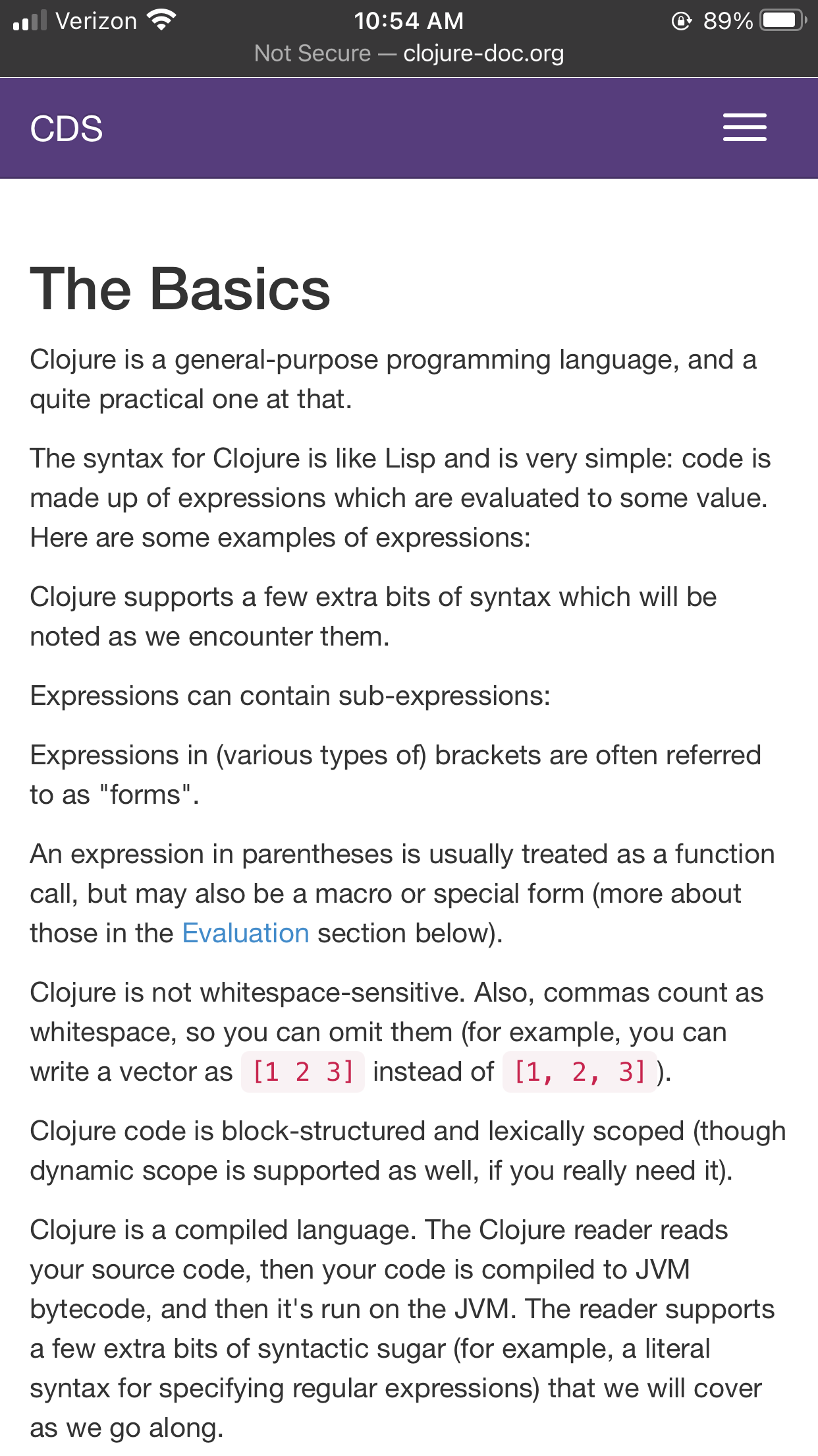 Code blocks not visible · Issue #277 · clojuredocs/guides · GitHub