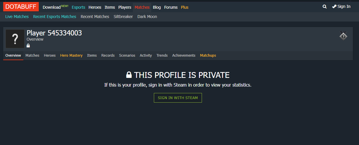 Expose Public Match Data Disable Still Sharing My Data Critical · Issue 7115 · Valvesoftware