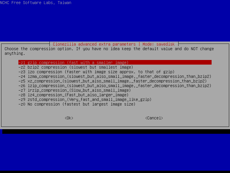Add ability to select compression format (such as zstd/zstandard), compression levels, etc ...