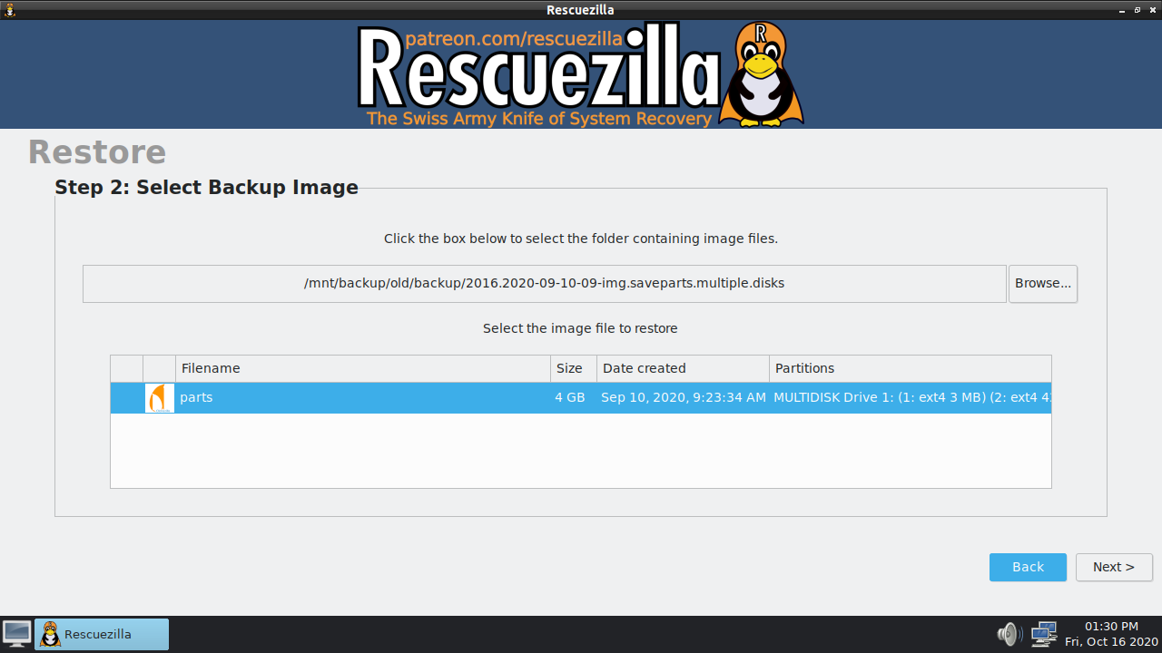 Add ability to select image from "multidisk" Clonezilla image · Issue #123 · rescuezilla ...