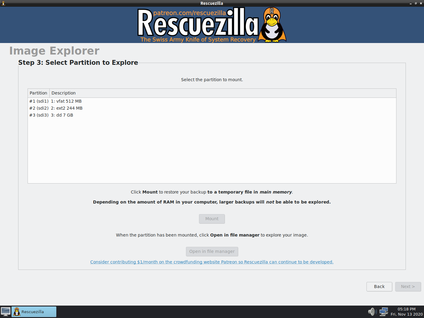 Navigating backup images and restoring individual files · Issue #20 · rescuezilla/rescuezilla ...