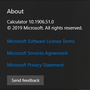 Add link to GitHub repo on about flyout · Issue #582 · microsoft/calculator · GitHub