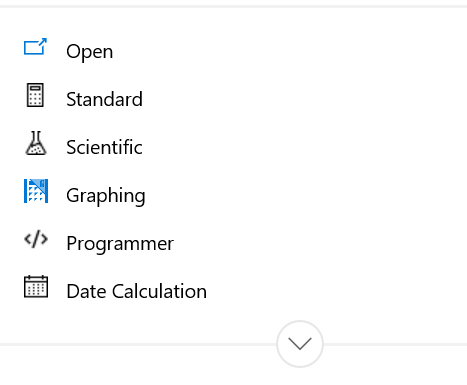 Jumplist and Start menu quick icons are missing for graphing mode ...