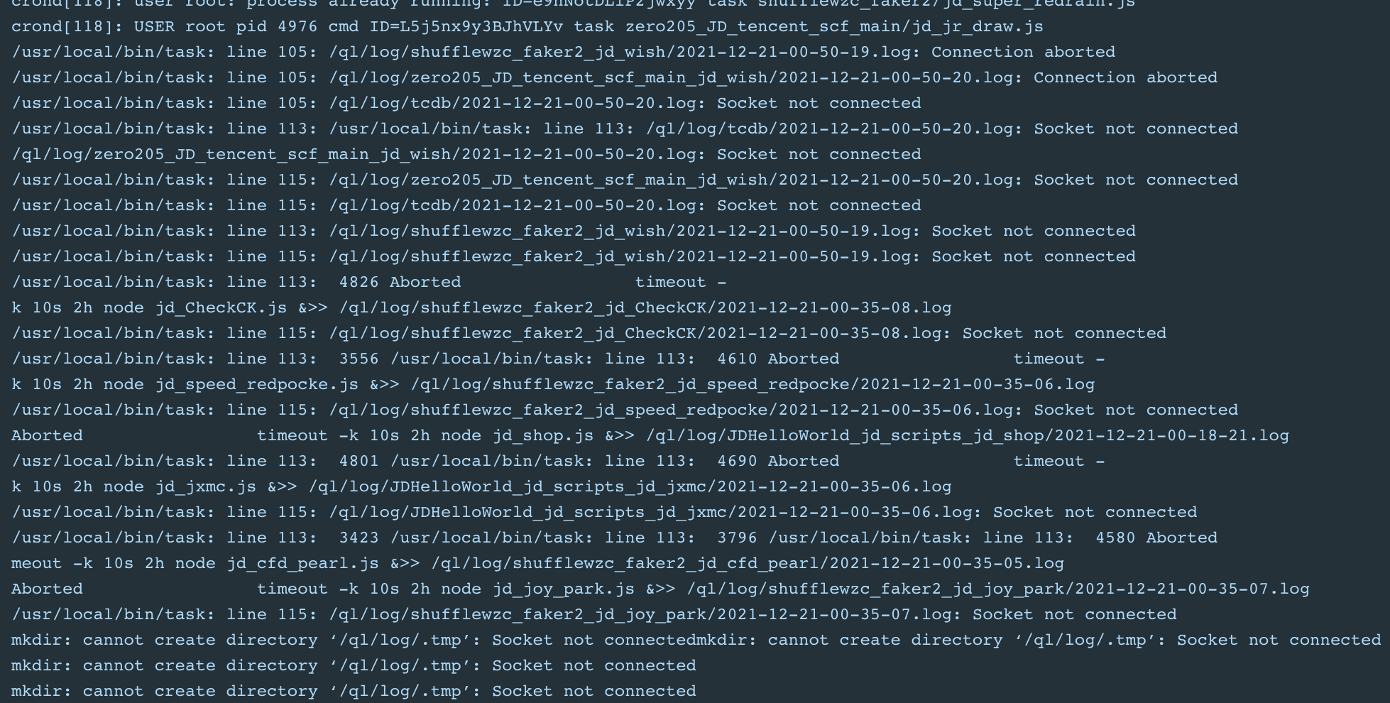 Qinglong每天需要重启 · Issue 1013 · Whyour Qinglong · Github