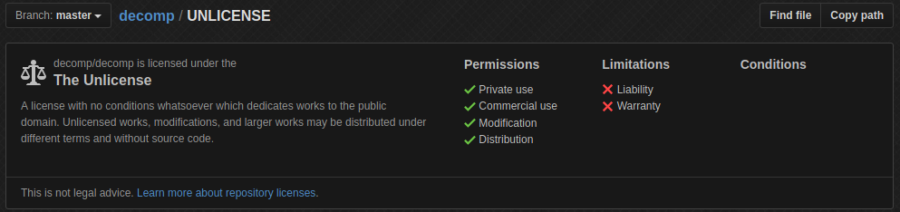 Godev License Not Detected For Decompdecomp · Issue 37268 · Golanggo · Github