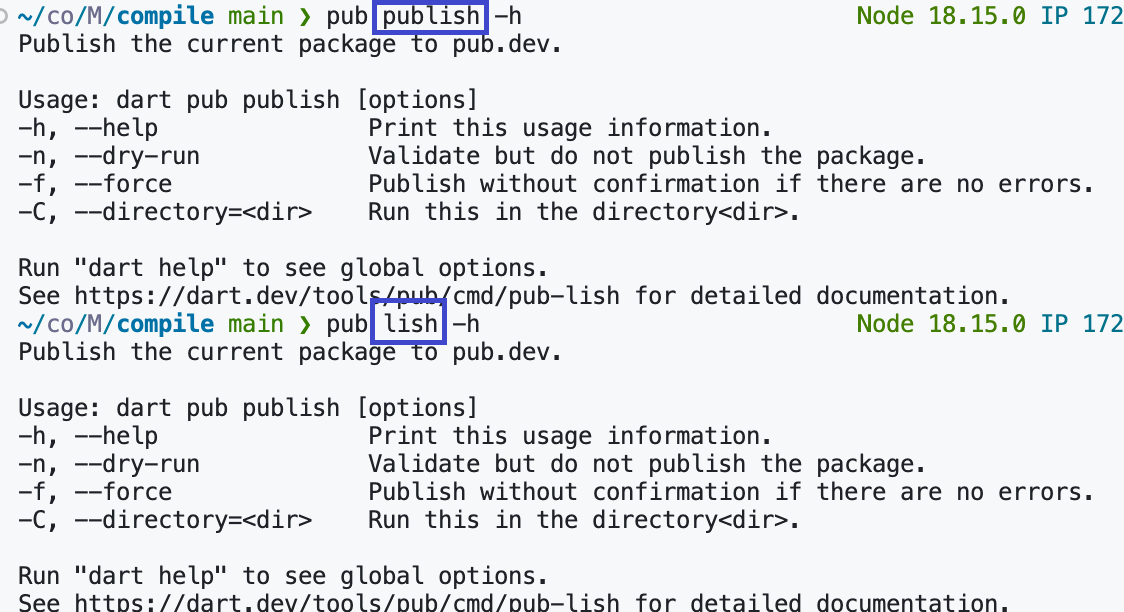 [Feature request] Show command alias in usage · Issue #88 · dart-lang/core · GitHub
