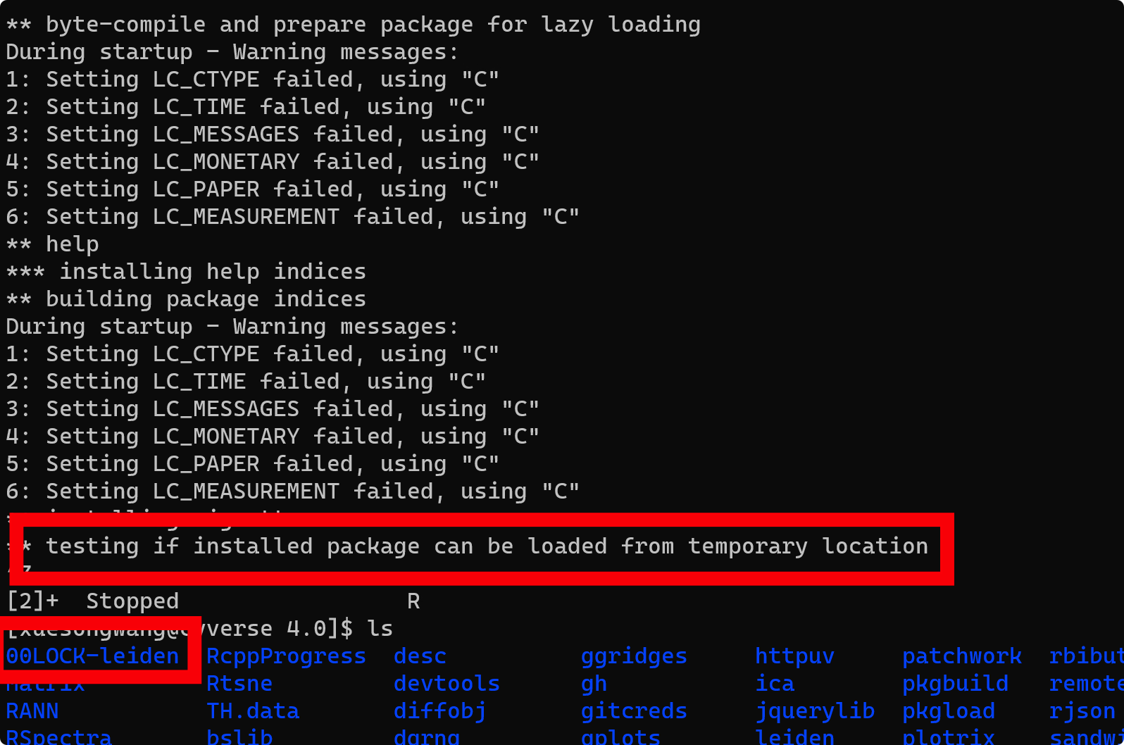Error installing package · Issue #13 · TomKellyGenetics/leiden · GitHub