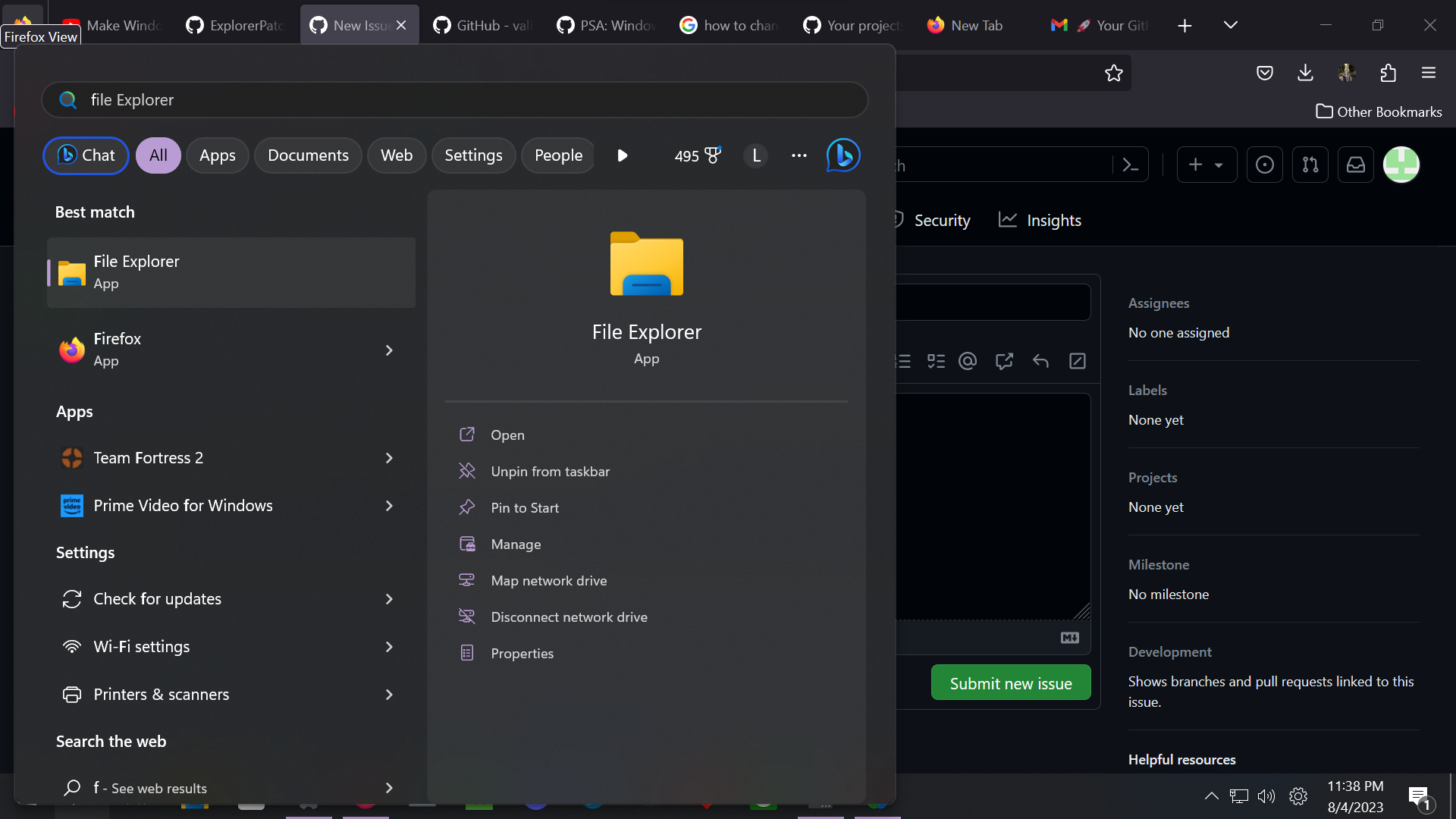 Search menu · Issue #1786 · valinet/ExplorerPatcher · GitHub