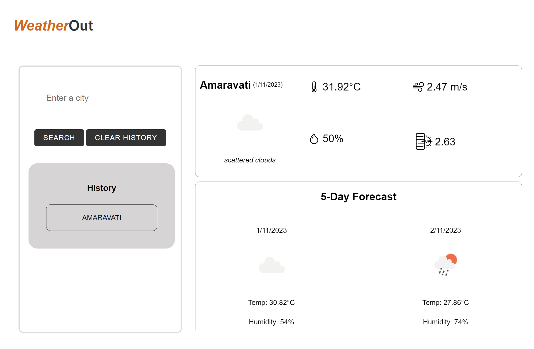 Github Pavansundar9 Weatherout A Wether Data Visualization Webpage