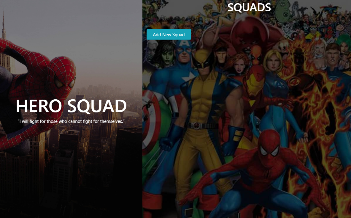 GitHub - Iamkosgei/Hero-Squad: A spark web application that allows you to recruit a well ...