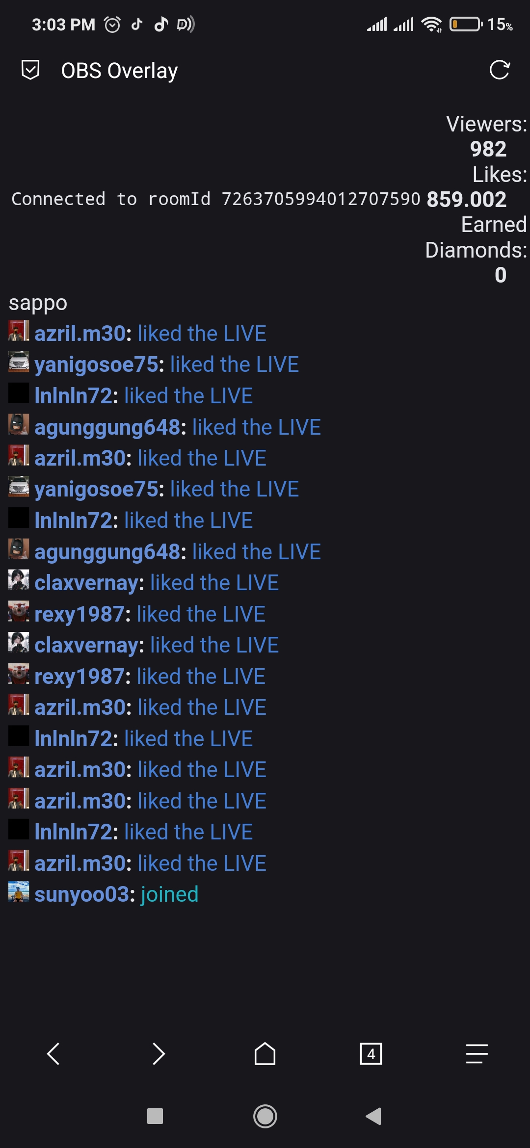 Bug chat double 'Chat Reader Tiktok' · Issue #34 · zerodytrash/TikTok ...