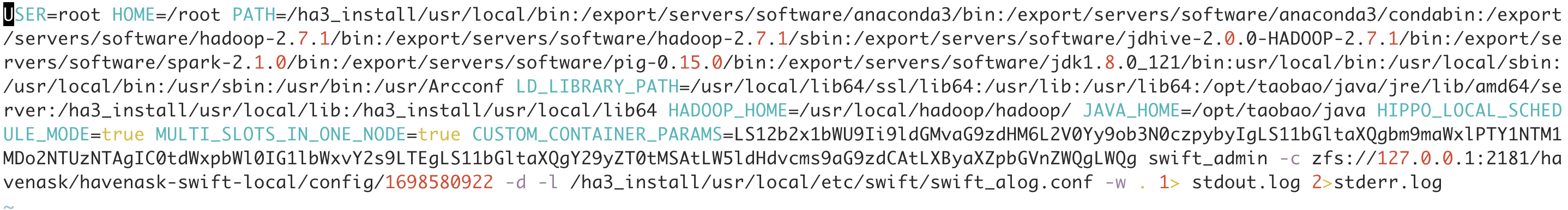 执行swift 时候报hadoop 找不到 · Issue #177 · alibaba/havenask · GitHub
