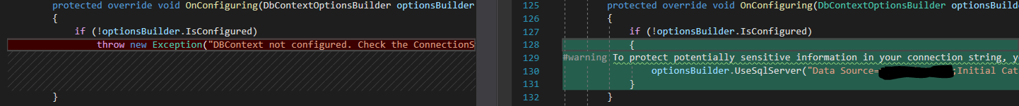 Uncheck "Include connection string in generated code" · Issue #252 · ErikEJ/EFCorePowerTools ...