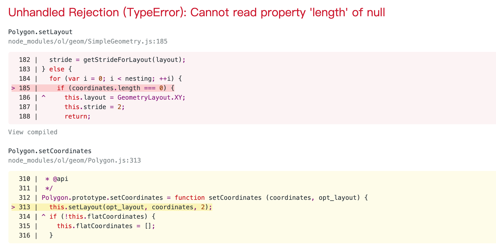 GeoJSON readFeatures fail · Issue #9861 · openlayers/openlayers · GitHub