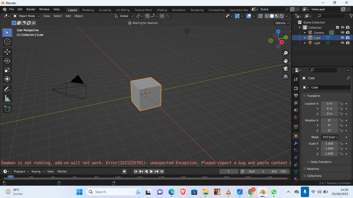 daemon is not running adds-on will not work: Error(3221225781) · Issue #779 · BlenderKit ...