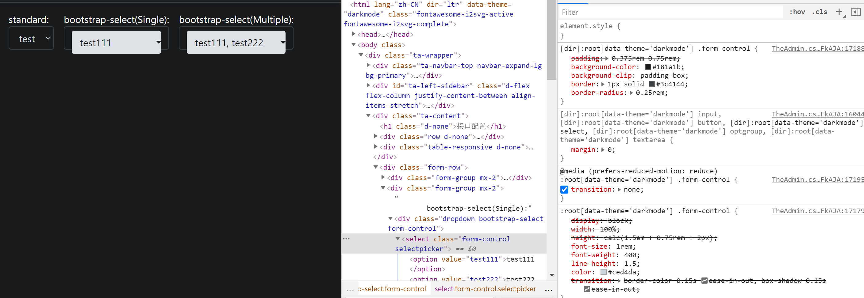 AdminUI issues with bootstrap-select · Issue #7817 · OrchardCMS/OrchardCore · GitHub