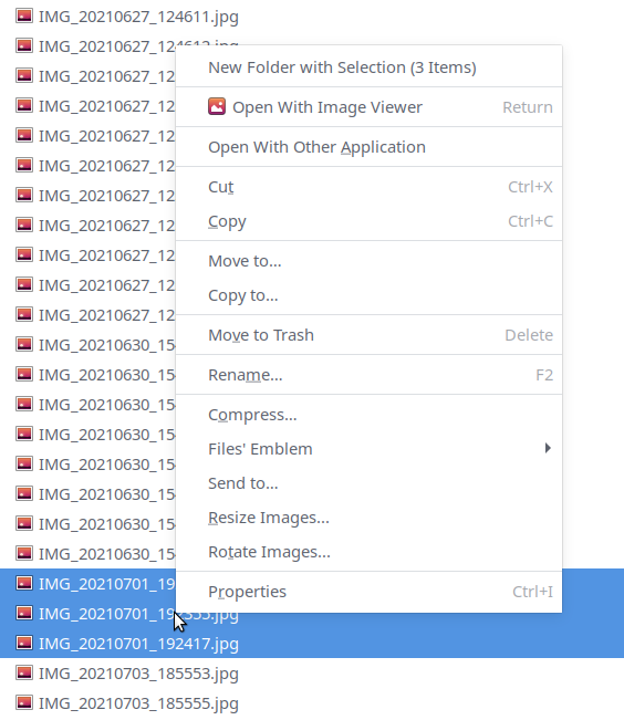 After selecting few files, create a new folder and move the selected files into it · Issue #1279 ...
