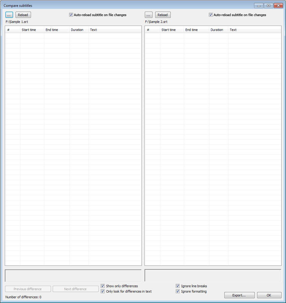 Compare tool improvement · Issue #6041 · SubtitleEdit/subtitleedit · GitHub