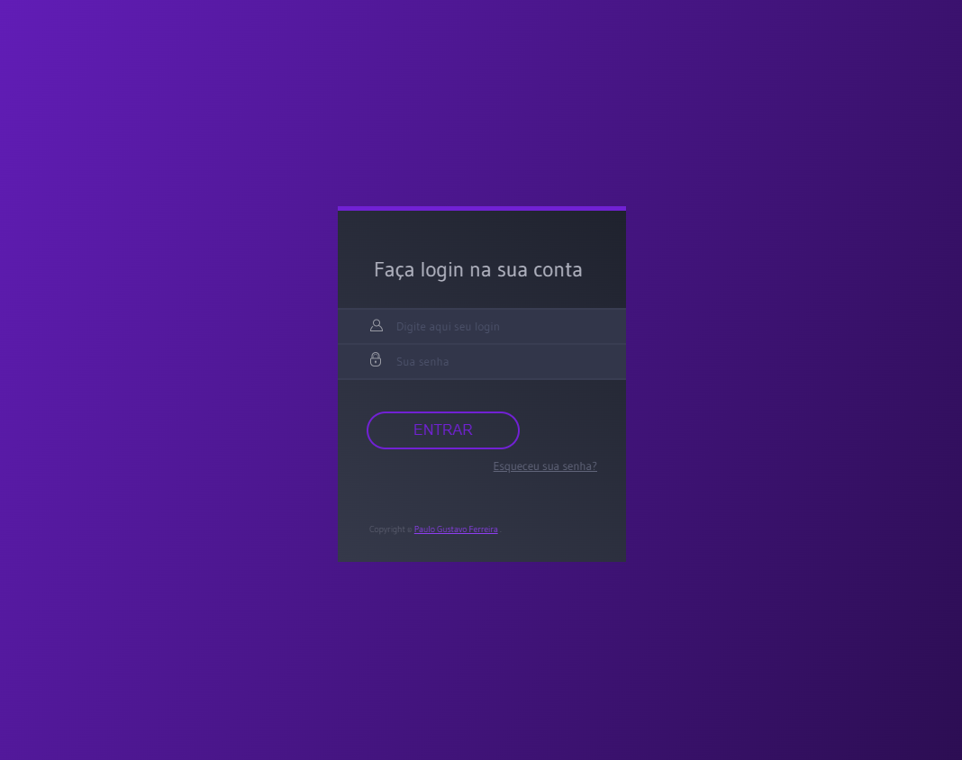 GitHub - studypaulogustavo/login-page-01