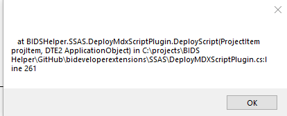 unable to deploy MDX script (Multidimensional SSAS 2017) · Issue #82 · BIDeveloperExtensions ...