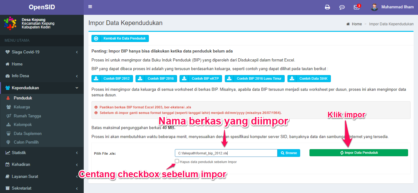Panduan · Issue 5080 · Opensidopensid · Github 