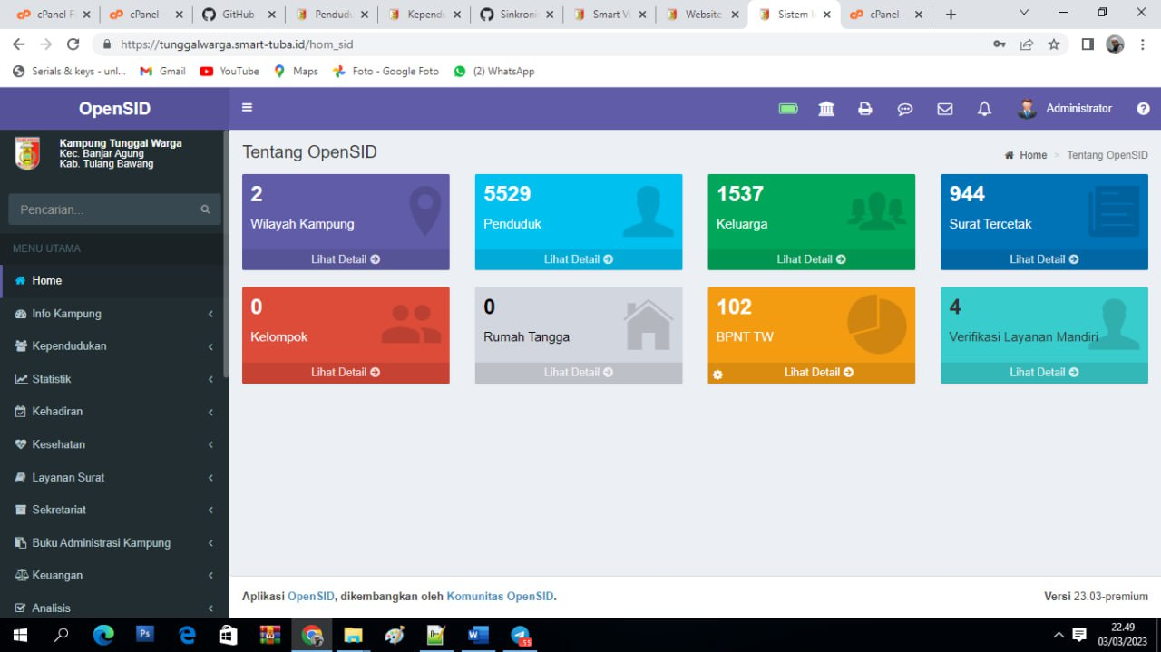 Jumlah penduduk tidak sinkron antara kecamatan dan desa karena perubahan NIK (kasus tertentu ...