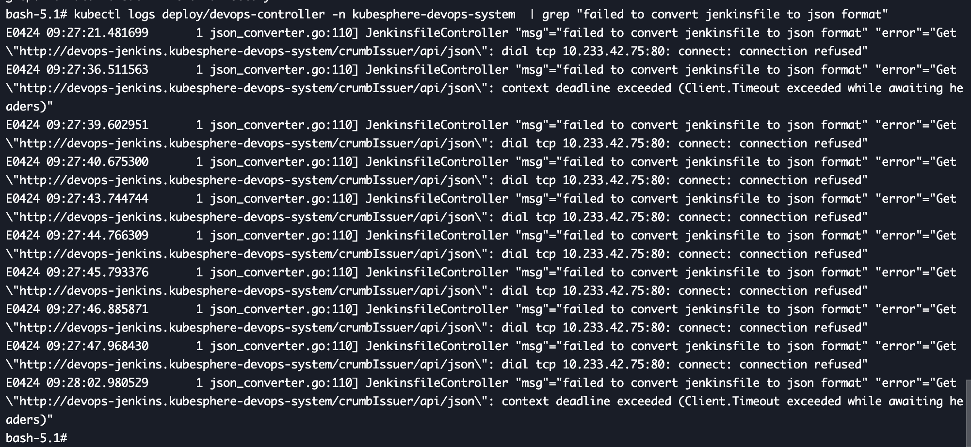 jenkinsfile cann't display in console · Issue #930 · kubesphere/ks-devops · GitHub