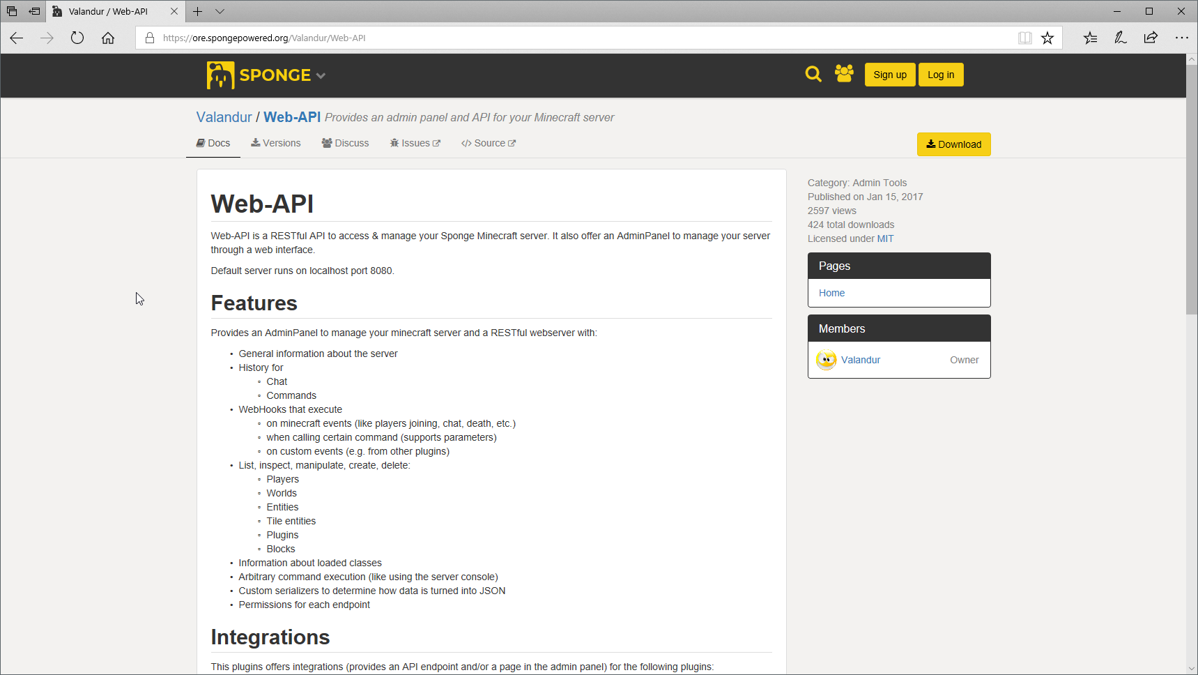 Internet Exploder support? · Issue #378 · SpongePowered/Ore · GitHub