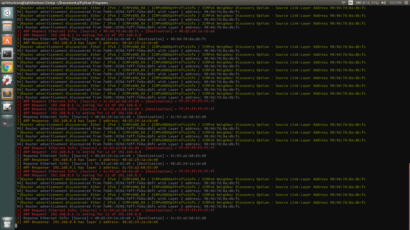 ARP sniffing issue · Issue #784 · secdev/scapy · GitHub
