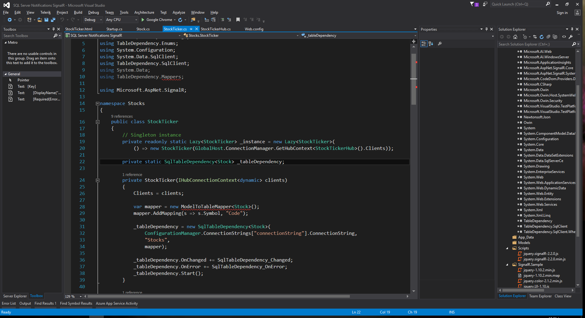 using TableDependency.Mappers; · Issue #1 · IsNemoEqualTrue/monitor-table-change-with-mvc ...