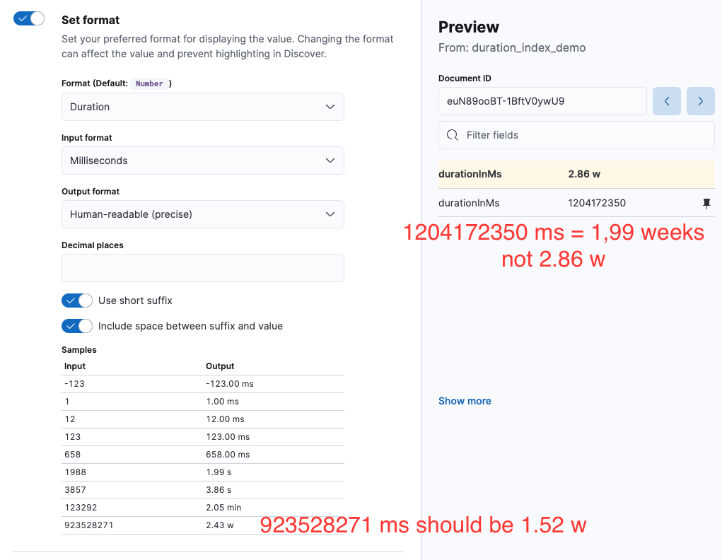 Discover Wrong Formatting For Duration In Milliseconds With Human Readable Precise Format 6833