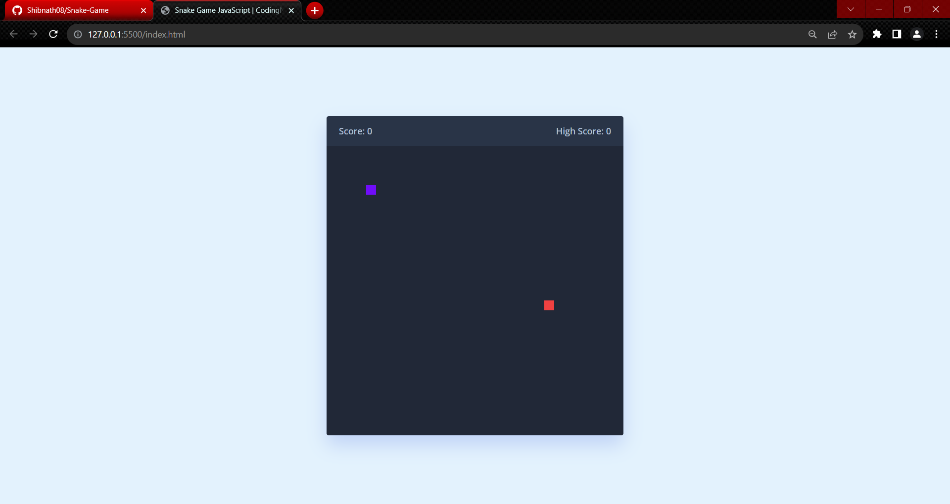 GitHub - Shibnathnandi/Snake-Game