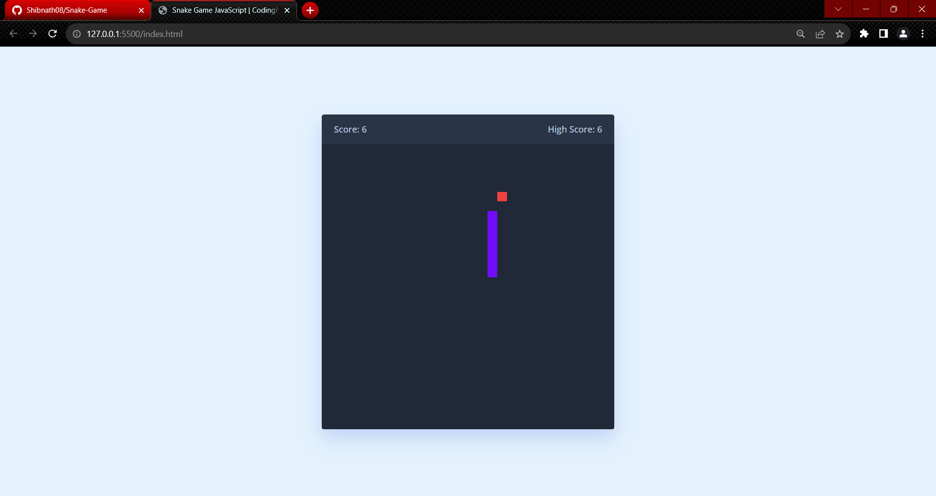 GitHub - Shibnathnandi/Snake-Game