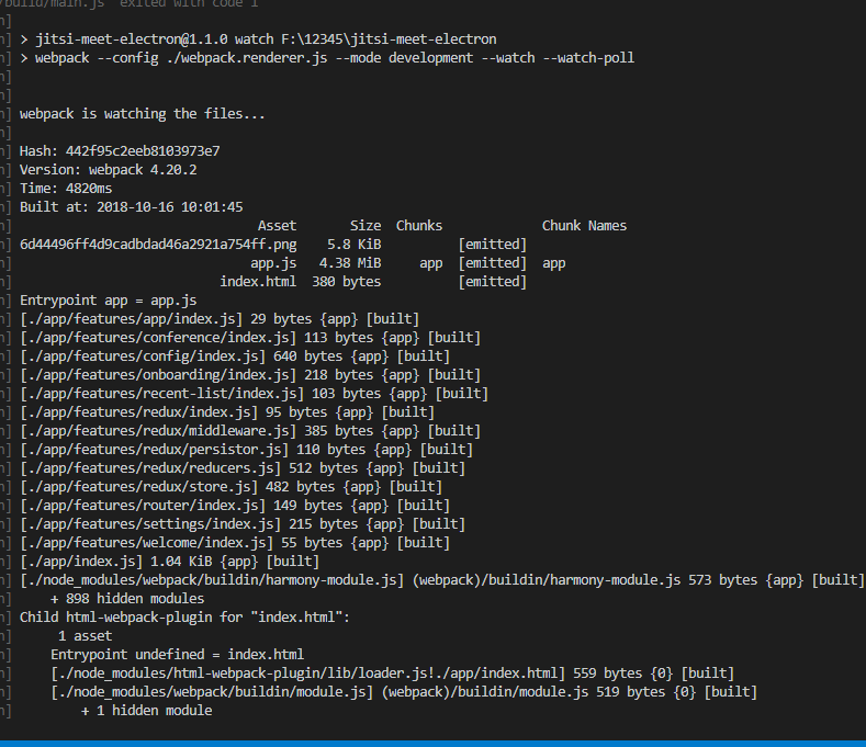 npm start · Issue #140 · jitsi/jitsi-meet-electron · GitHub