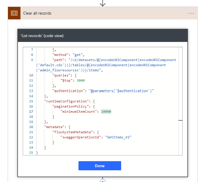 [BUG]: When I tried to "Save As" the "Admin | Sync Template v2" I got error - pagination issue ...