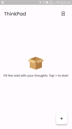 GitHub - DeepaNadar/ThinkPad: ThinkPad is a Flutter app powered by Isar, enabling users to ...