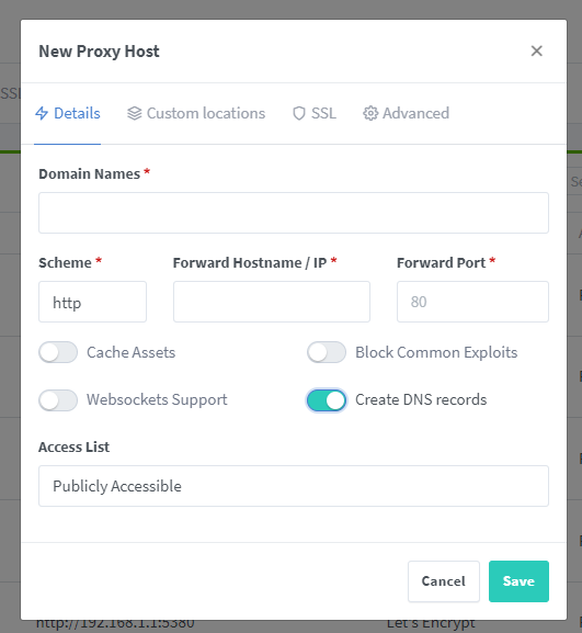 Add Dns Records When Proxy Is Added · Issue 2135 · Nginxproxymanagernginx Proxy Manager · Github