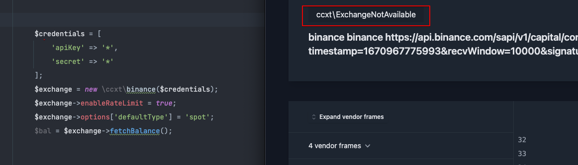 ExchangeNotAvailable (binance) · Issue #16078 · ccxt/ccxt · GitHub