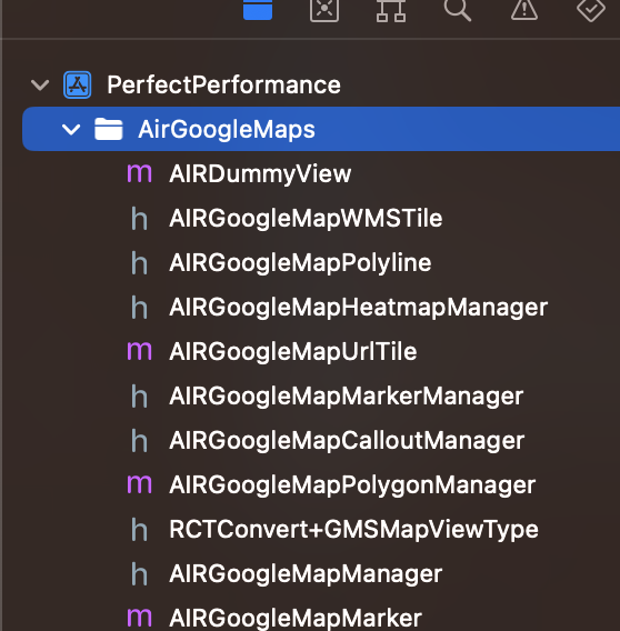 AirGoogleMaps dir must be added to your xCode project to support GoogleMaps on iOS. · react ...